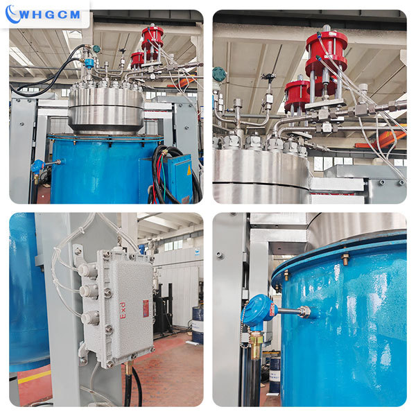 120L high temperature stainless steel hydrogenation reactor system with Explosion-proof electric ...