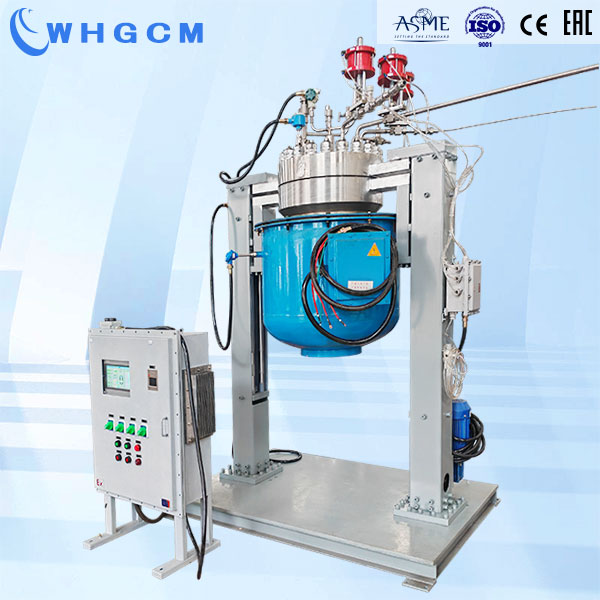 120L far infrared heating high temperature stainless steel hydrogenation reactor system with ...