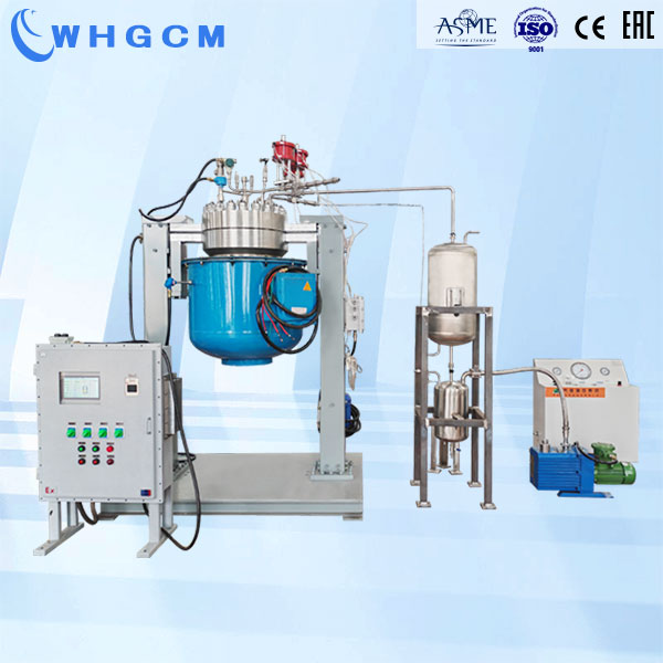 120L high temperature stainless steel hydrogenation reactor system with ...