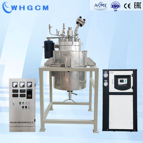 50L Magnetic Sealed Jacketed Heating Stainless Steel Reactor with ...