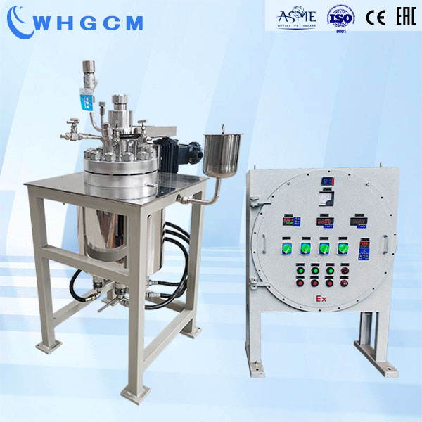 EAC CE Certified 10L Explosion-Proof Jacketed Magnetic Sealed Hastelloy Hydrogenation Reactor ...
