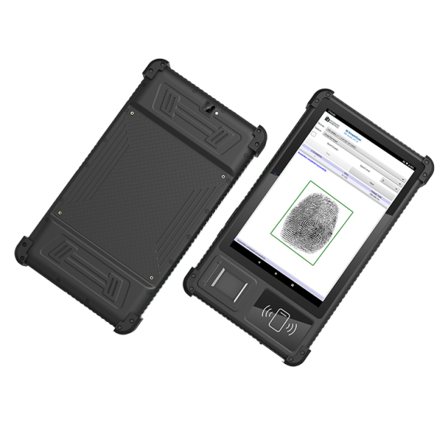 F808-Rugged Tablet with FAP30 Fingerprint Scanner