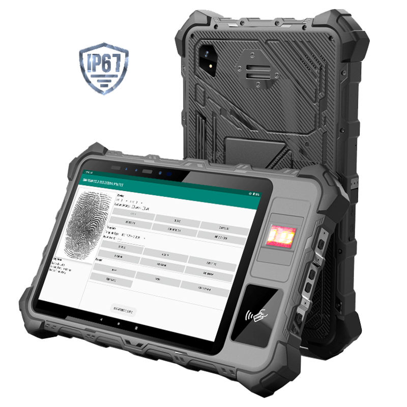 Rugged Android Tablet with Multi-Biometric Authentication
