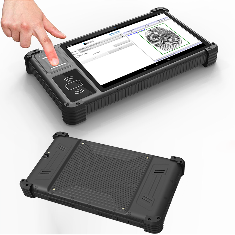 F808-Rugged Tablet with FAP30 Fingerprint Scanner