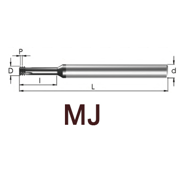MJ Mill-thread solid carbide for internal and external thread