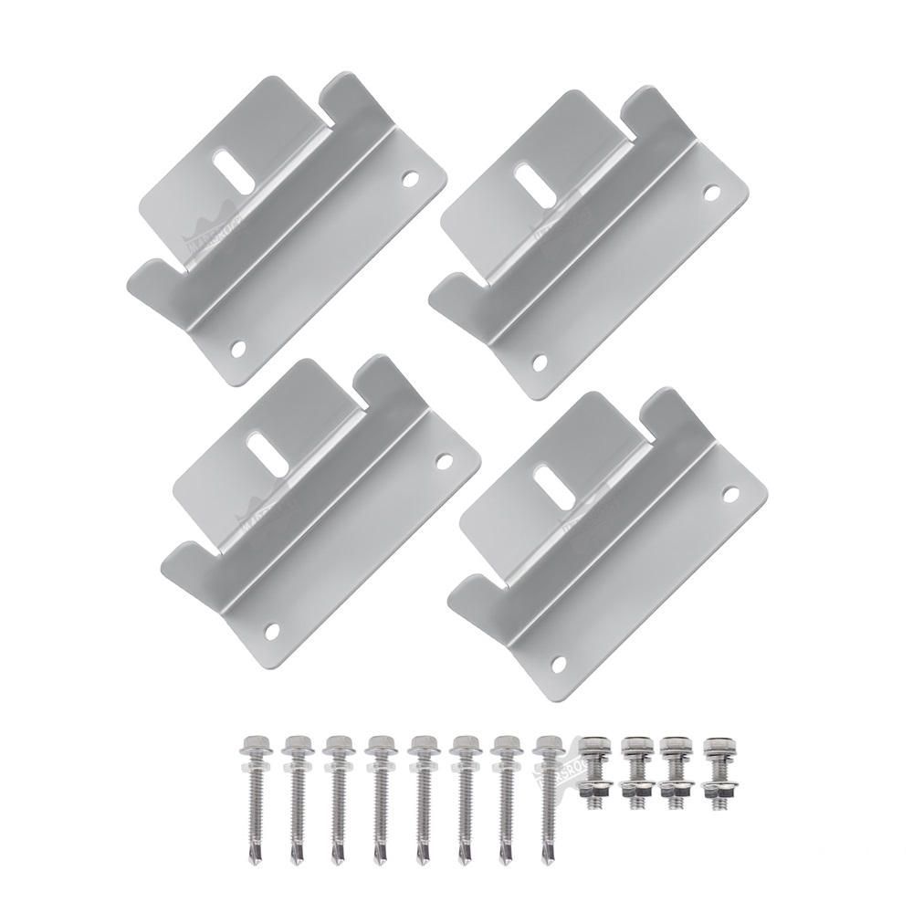 Z Type AL6005-T5 & SUS304 Rail Free Bracket Suitable for Roof Mount