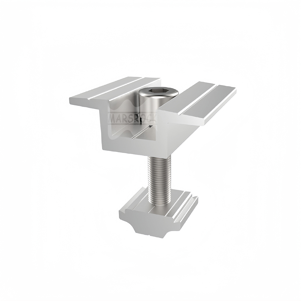 T Type AL6005-T5 & SUS304 Rail Free Bracket Suitable for Roof Mount