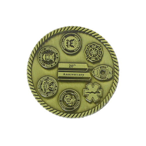 Custom Challenge Coin with Soft Enamel
