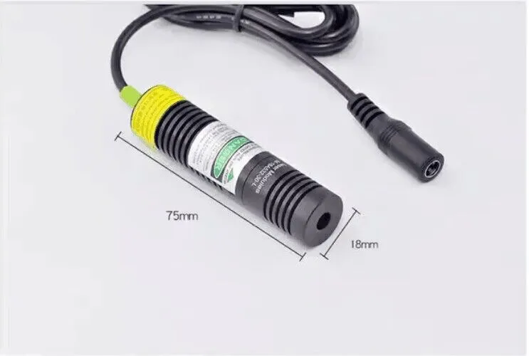 Techhood 100mW Green ( 532nm) Word-Line Laser Module/5V-12V