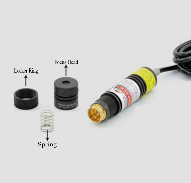 Techhood 16*68 30mW Red (660nm) Word-Line Laser Module with Adjustable ...