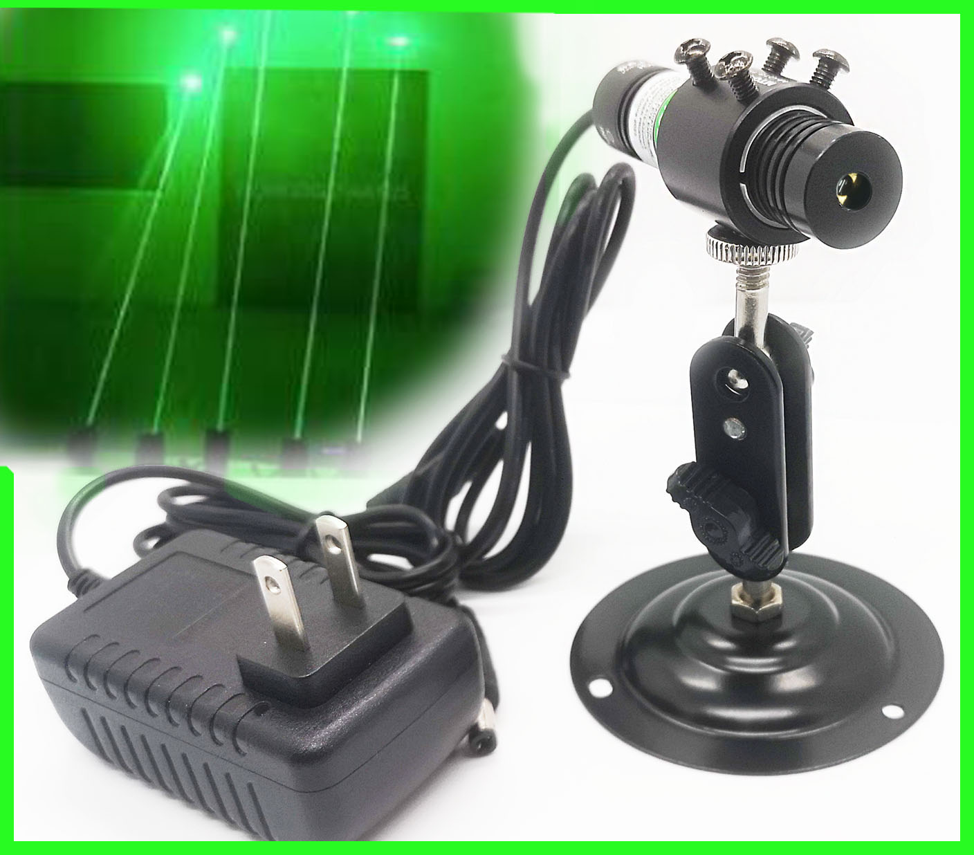 Techhood 18*75 30mW Green ( 532nm) Dot Laser Module/5V-12V