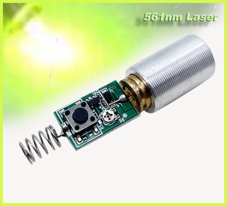 Techhood 13*30 5-10mW Yellow Green (561nm) Dot Laser Module/3V-3.7V