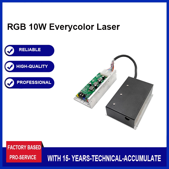 Techhood 10000mW RGB Laser Module,TTL Modulation 12V W10000,White Laser