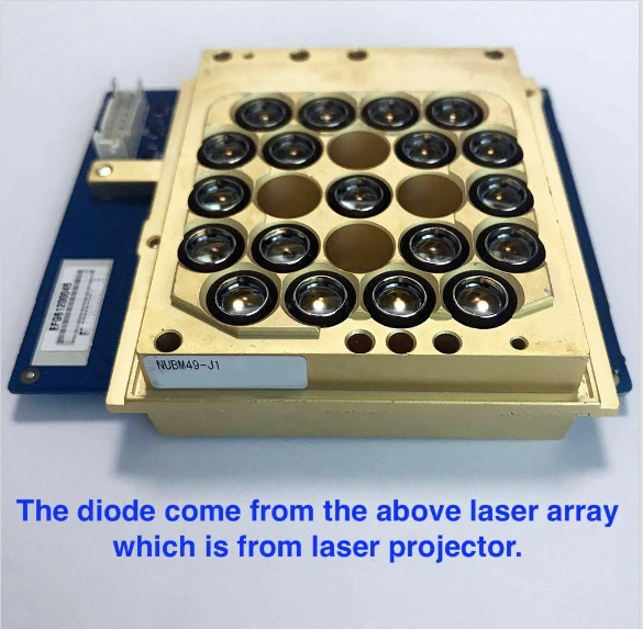 Nichia 5W+ Blue Laser Diode (TO5 9mm) NUBM49 Blue Diode
