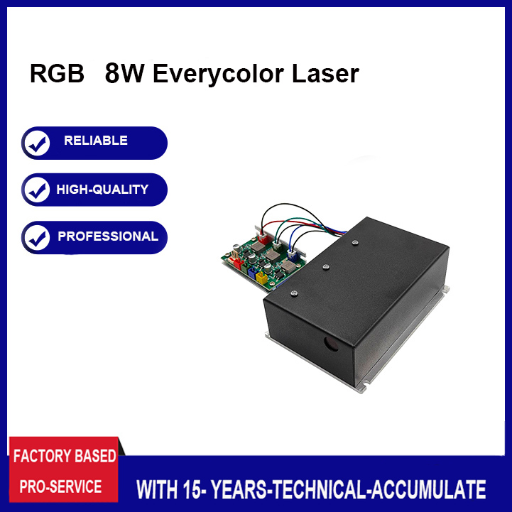 Techhood 8000mW RGB Laser Module,TTL Modulation 12V W8000,White Laser