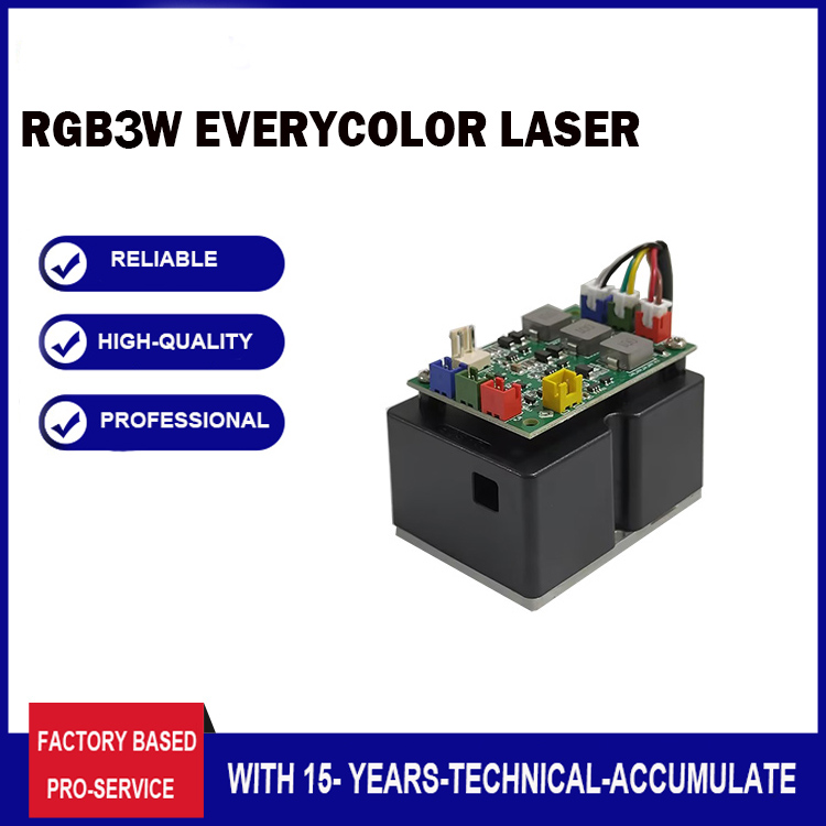 Techhood 3000mW RGB Laser Module,TTL Modulation 12V W3000,White Laser