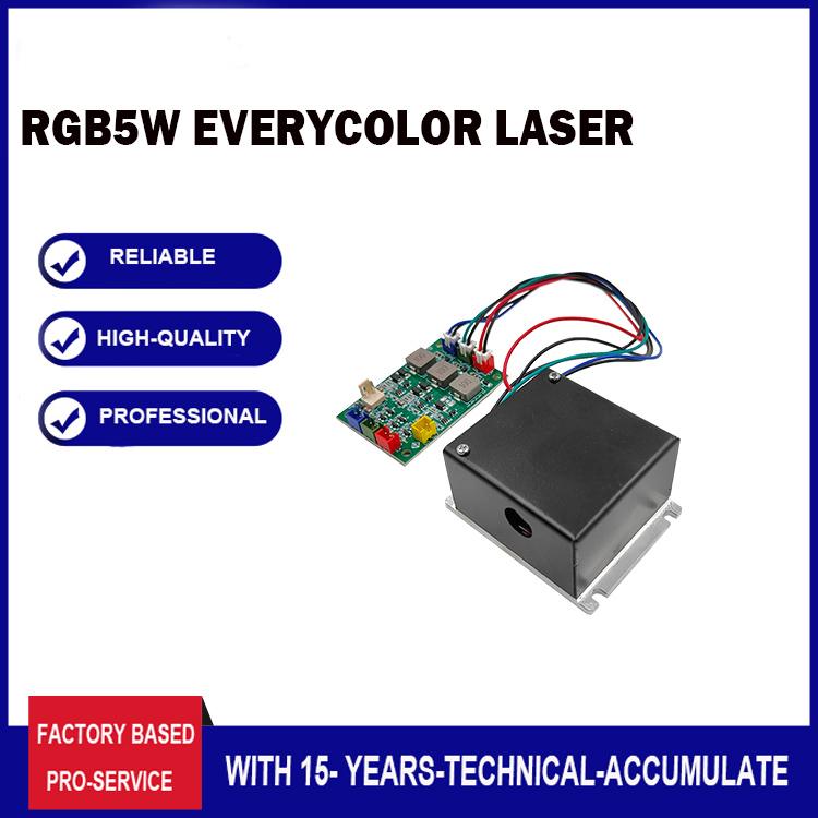 Techhood 5000mW RGB Laser Module,TTL Modulation 12V W5000,White Laser
