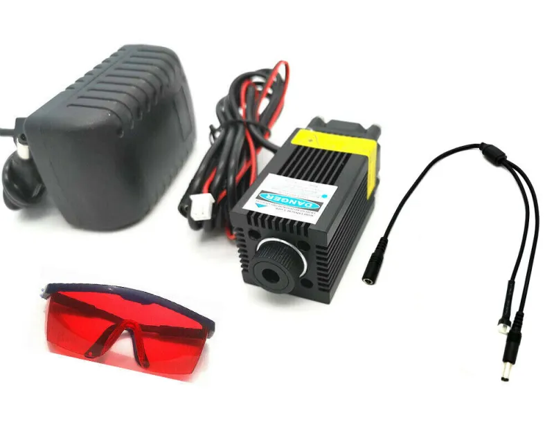 Techhood 6W 450nm Blue Focusing Laser Module (12V) With TTL/PWM,Laser ...