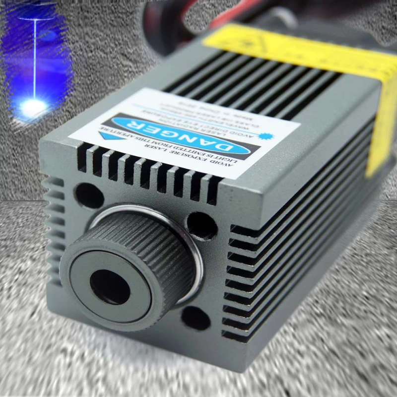 Techhood 6W 450nm Blue Focusing Laser Module (12V) With TTL/PWM,Laser ...