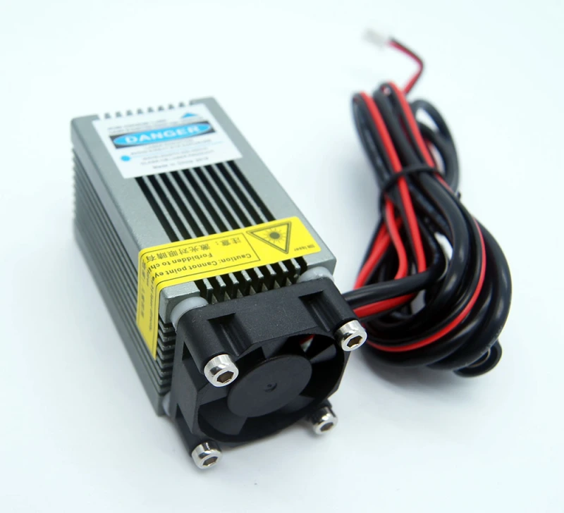 Techhood 6W 450nm Blue Focusing Laser Module (12V) With TTL/PWM,Laser ...