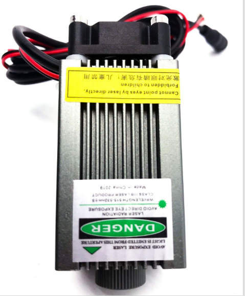 Techhood 1000mW 525nm Green Focusing Laser Dot Module (12V) PWM/TTL