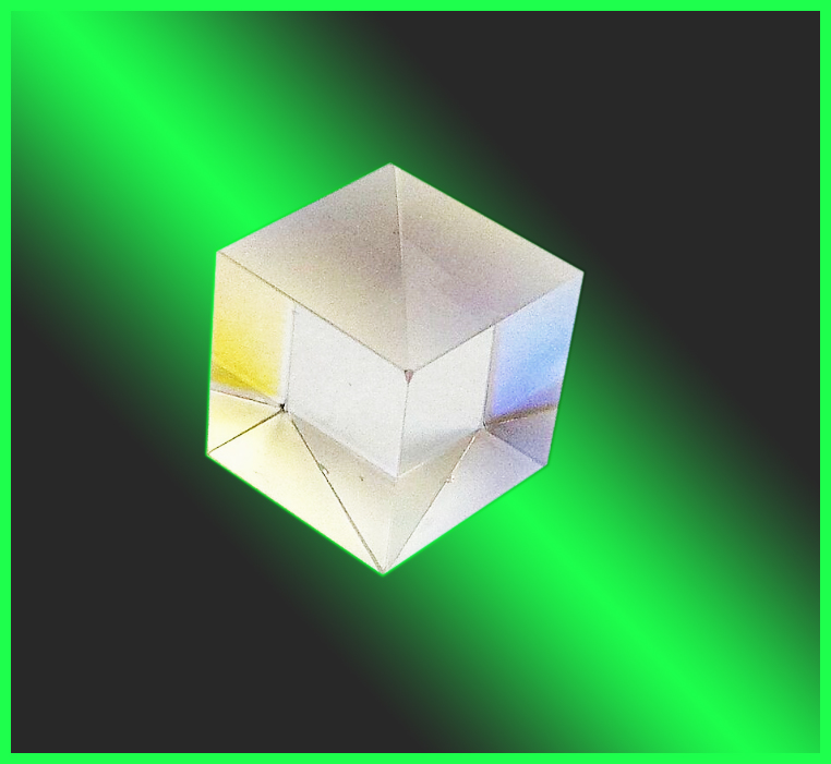 Green Laser Beam Combine Cube Prims Mirror for 505nm-561nm Green Diode