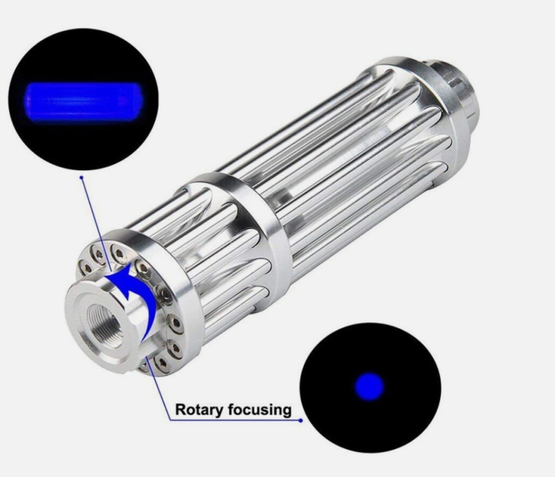 450nm Blue Laser Pointer Visible Beam Light Torch Lazer Pen Light With ...