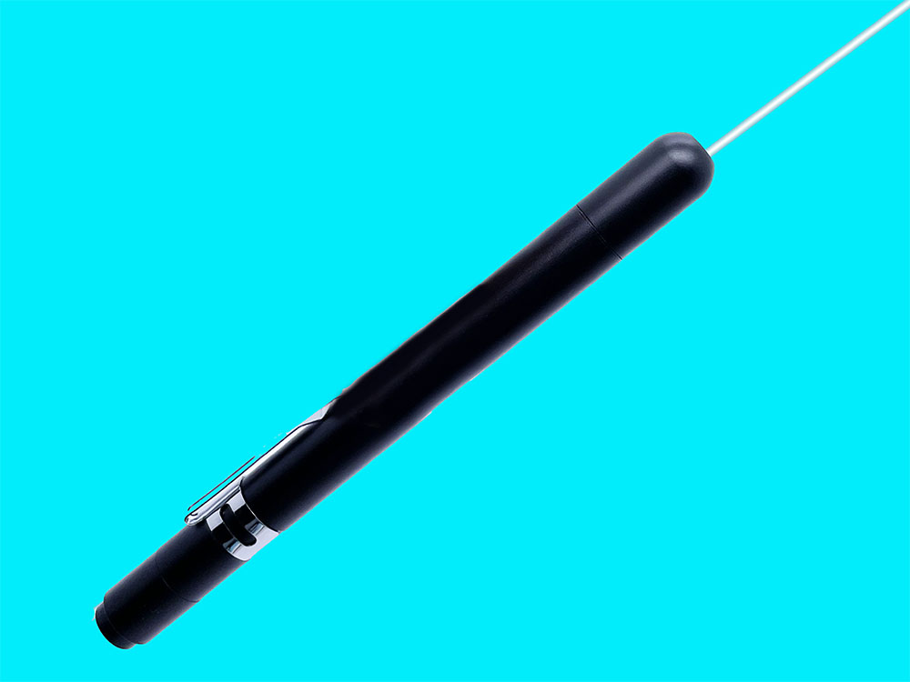 Techhood Cyan-Blue Colour 488nm Dot Laser Pointer Visible Beam Light ...