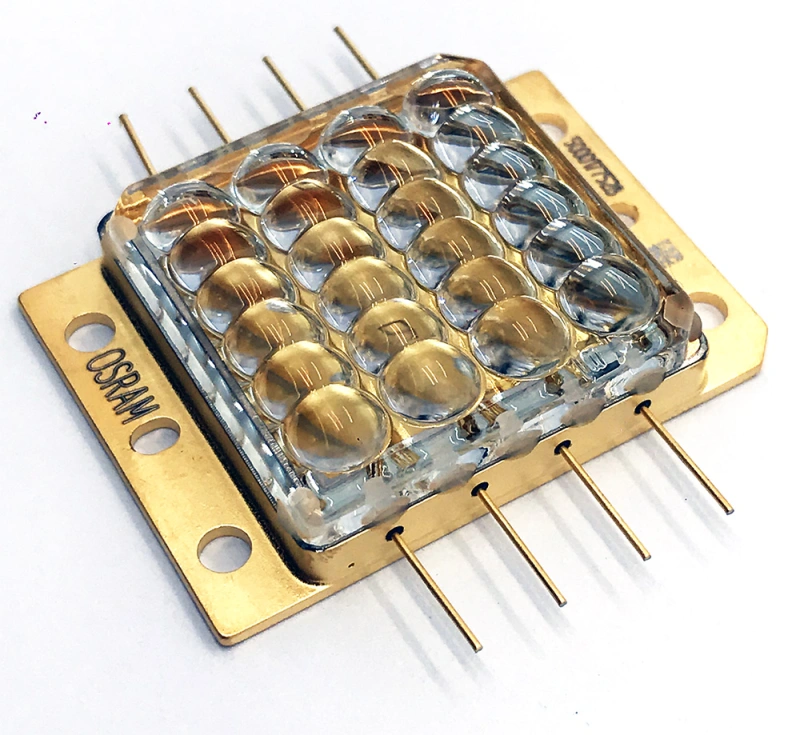 OSRAM 450nm 85W Blue Laser Diode Chip Array (PLPM4L 450B)