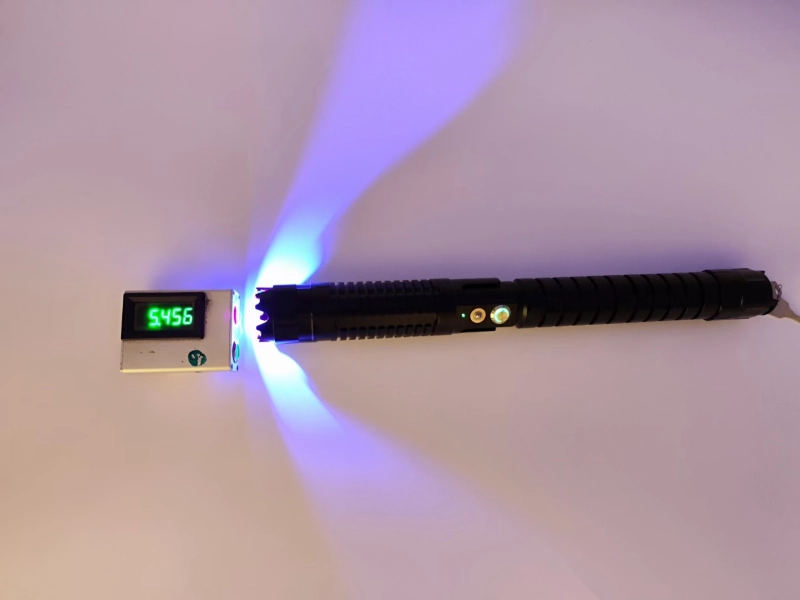 Techhood 470nm Blue Laser Pointer Visible Beam Light Torch Lazer Pen ...