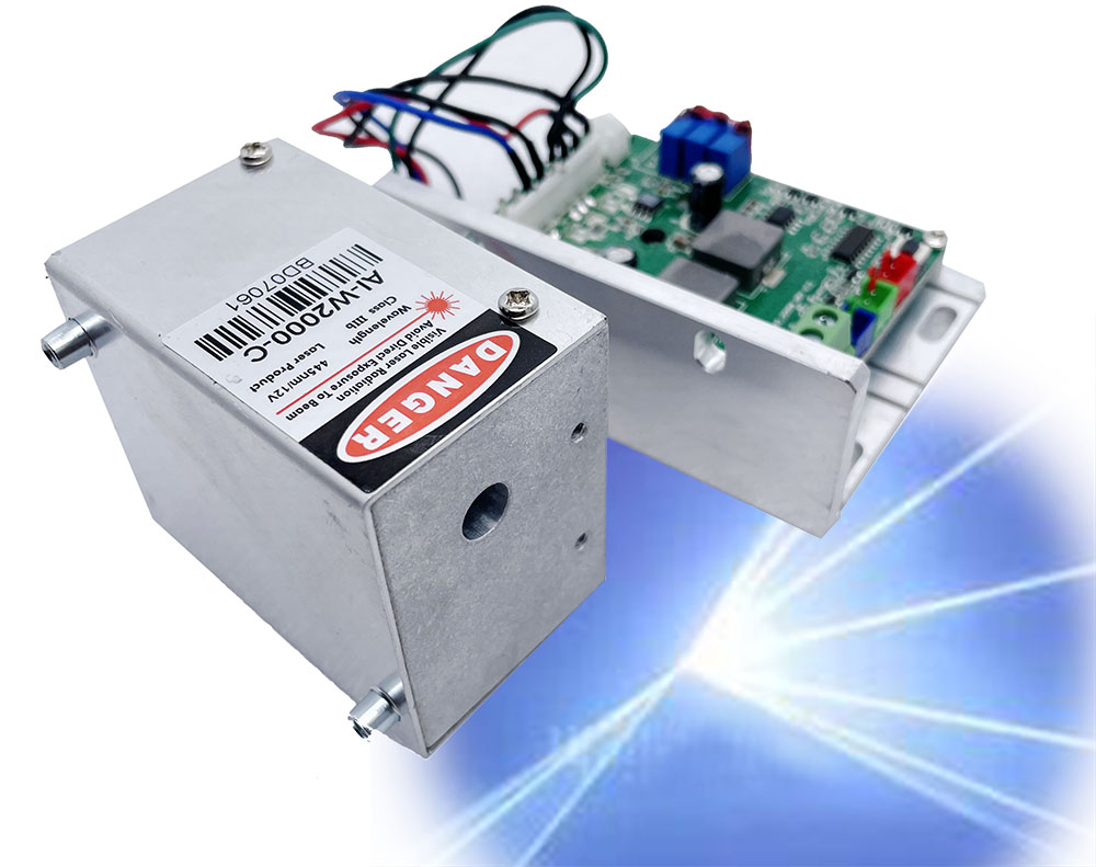 Analogue/TTL RGB 2000mW Full Colour Laser Module