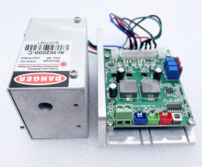 Analogue/TTL RGB 2000mW Full Colour Laser Module