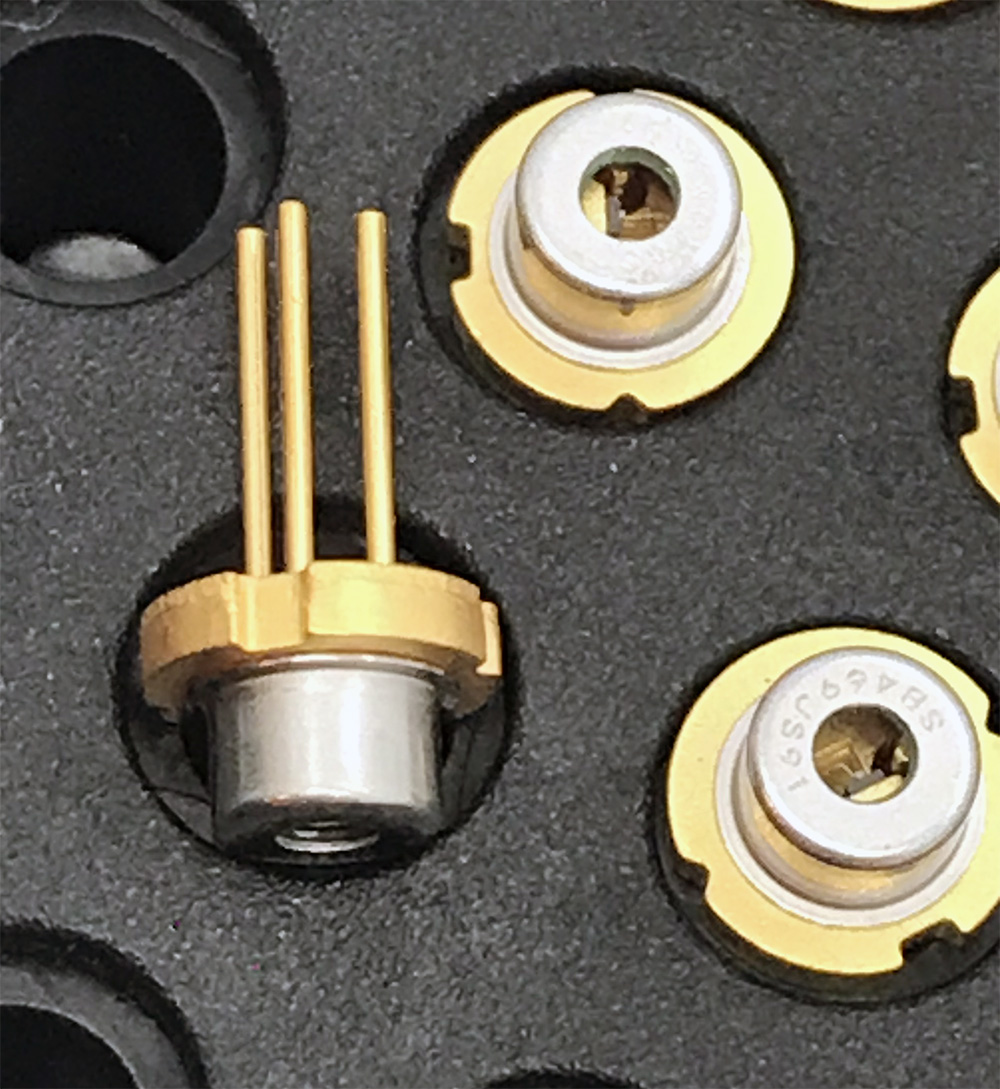 OSRAM 450nm 120mW Blue Laser Diode (TO18 5.6mm) PLT5 450B