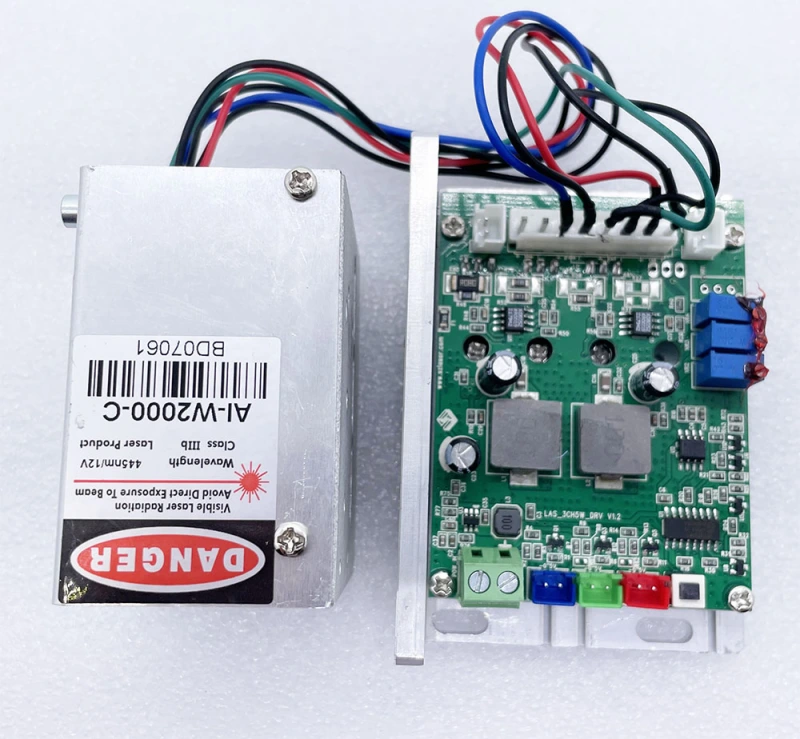 Analogue/TTL RGB 2000mW Full Colour Laser Module