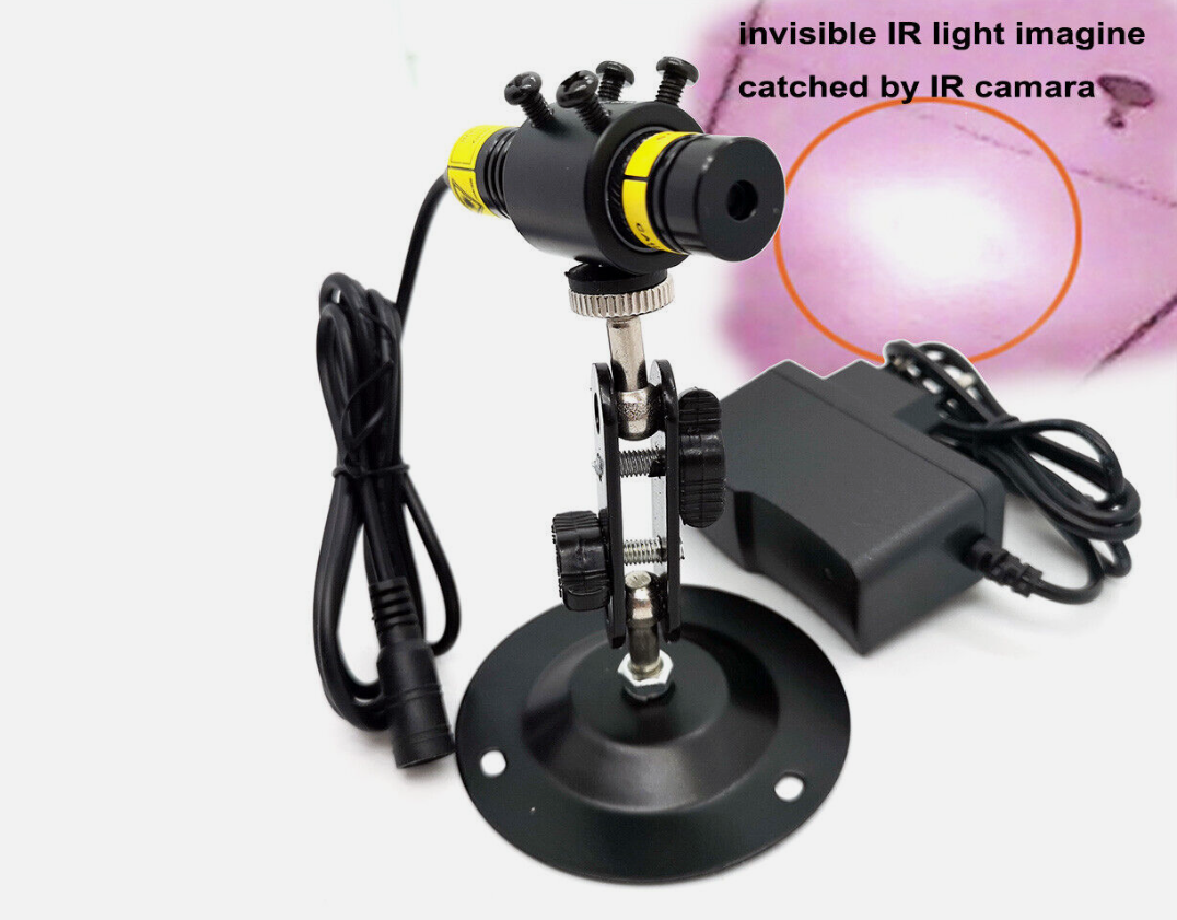 Techhood 850nm 300mW Focusing Infrared (IR) Laser Module with Eliptical ...