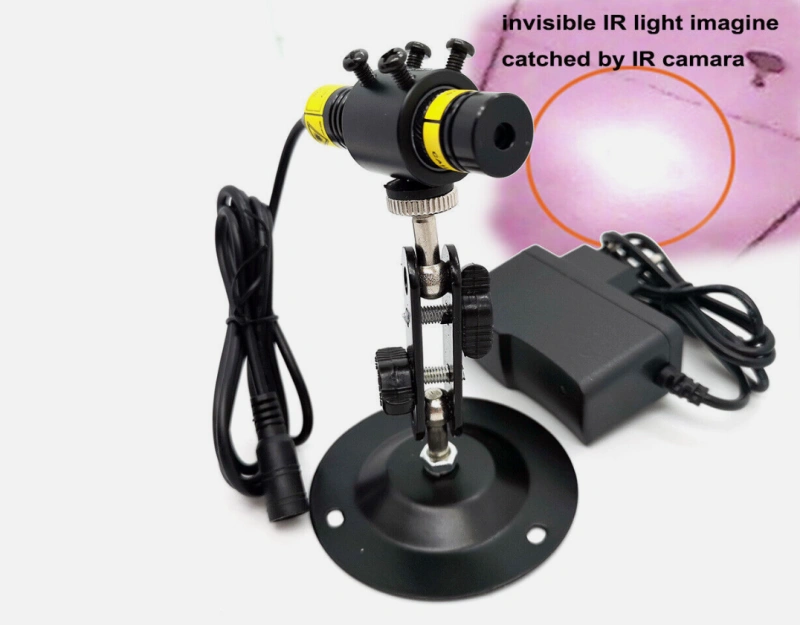 Techhood 830nm 300mW Focusing Infrared (IR) Laser Module with Eliptical ...