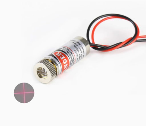 10 pcs/Lot 650nm 5mW red laser module, adjustable focus cross red laser ...