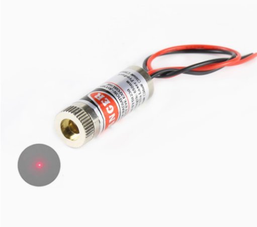 10 pcs/Lot 650nm 5mW red laser module, adjustable focus dot red laser ...