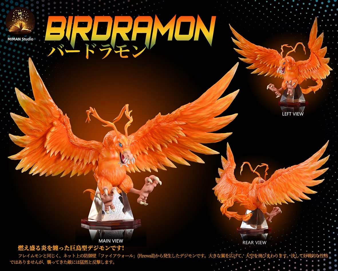 Miman Studio - Birdramon - Digimon Resin Statue