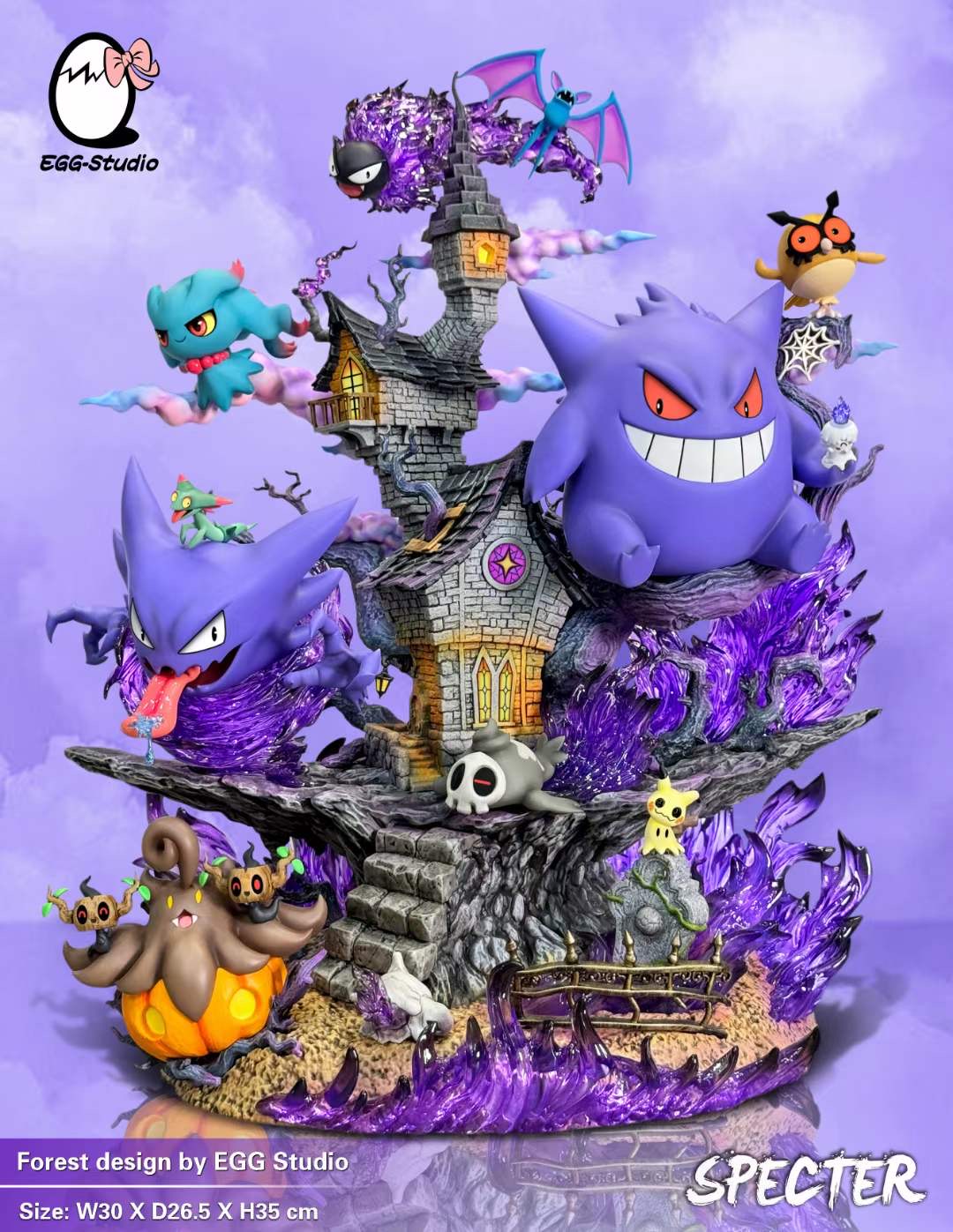 Egg Studio's Specter Gengar House - Pokemon Resin Statue: A Must-Have ...