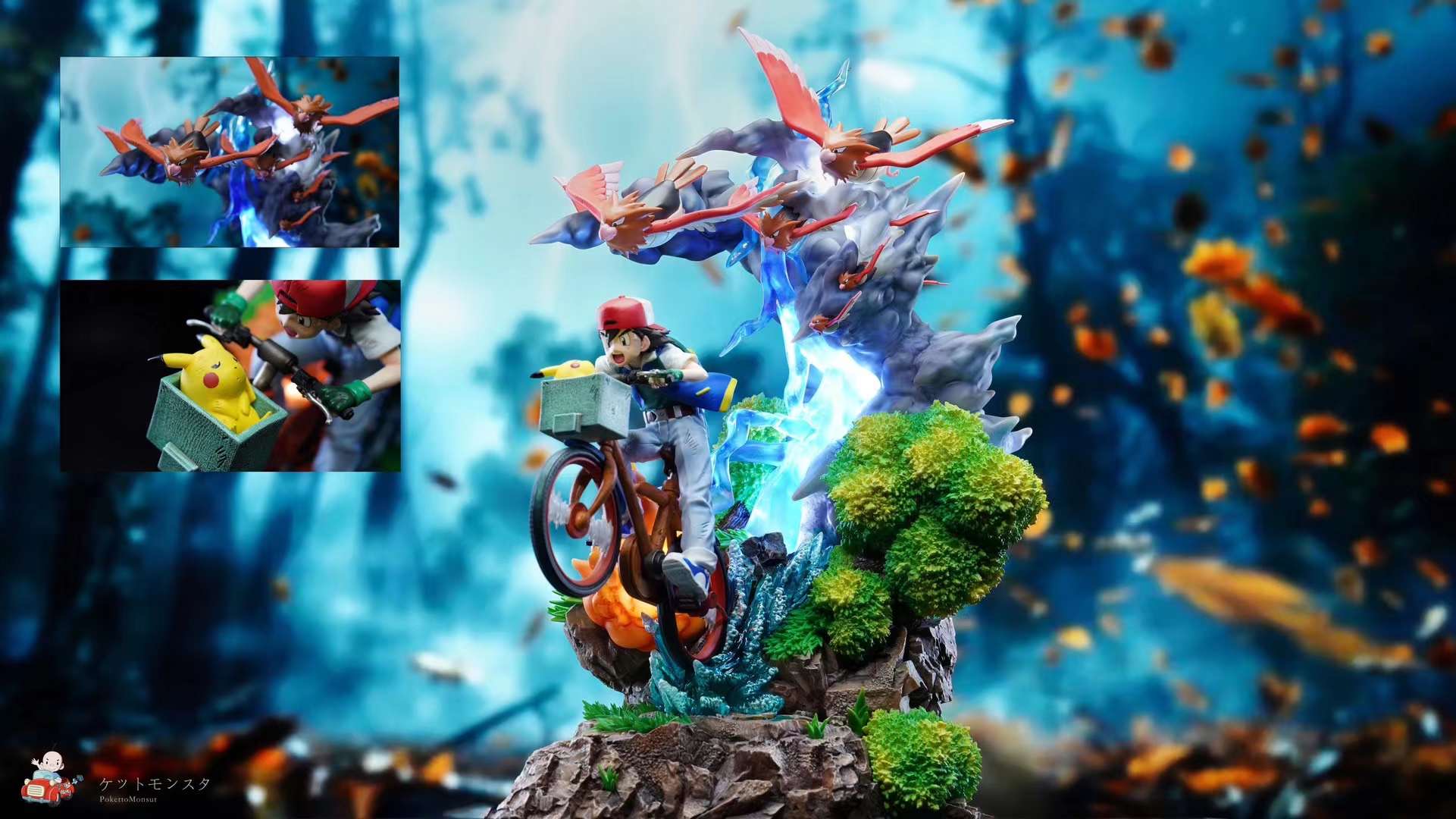 AM Studio - Ash & Pikachu Moment Incredible Resin Statue
