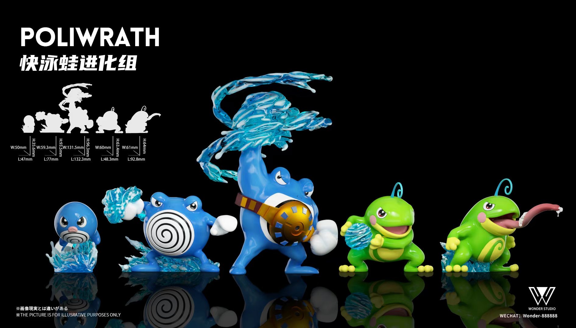 Wonder Studio - Poliwag Evolution- Pokemon