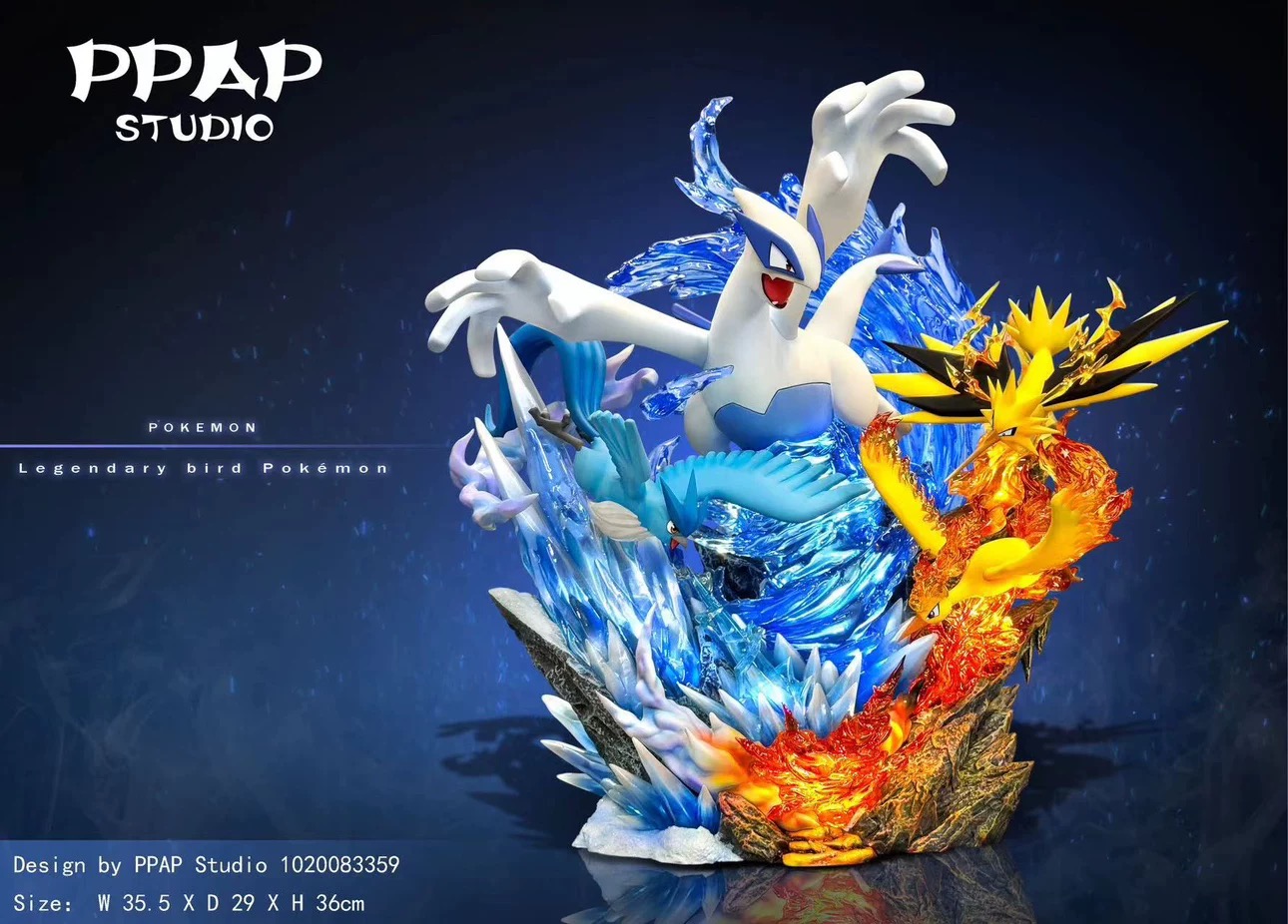 PPAP Studio - Legendary Lugia & Articuno & Zapdos & Moltres