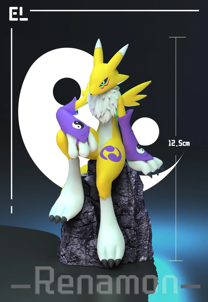El Studio - Renamon - Digimon Resin Statue