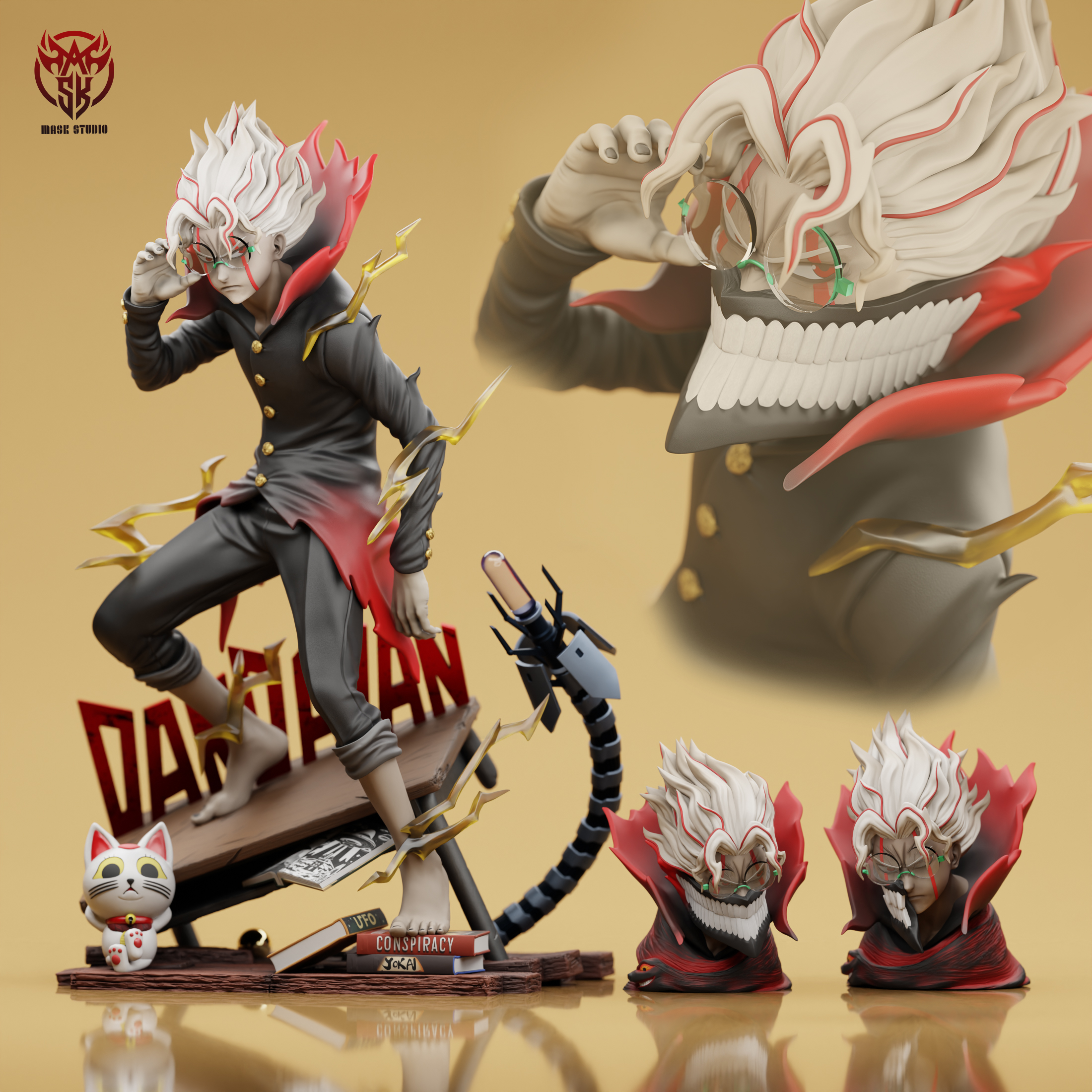Mask Studio - Okarun - Dandadan Resin Statue