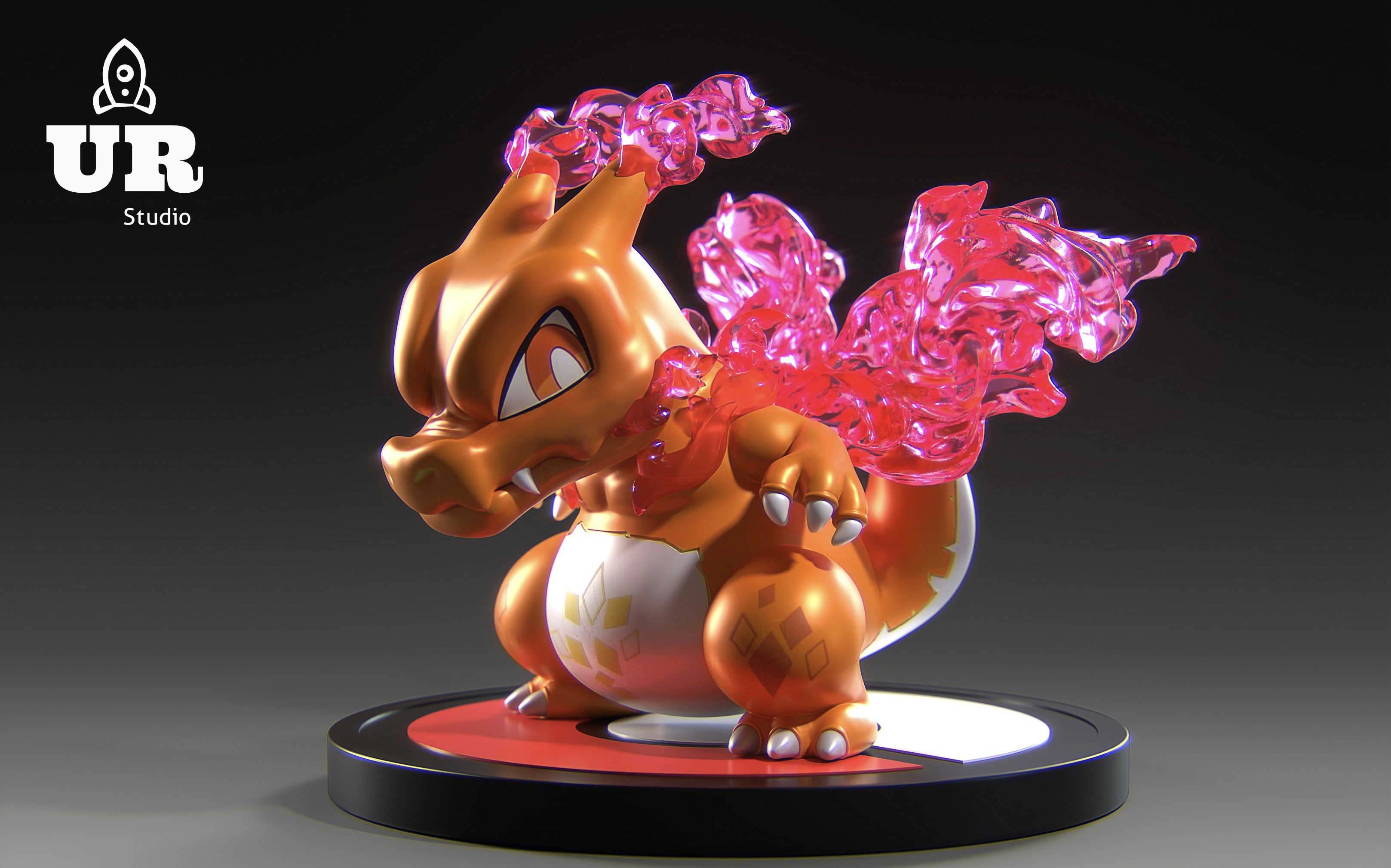 UR Studio - Baby Gigamax Charizard - Pokemon Resin Statue