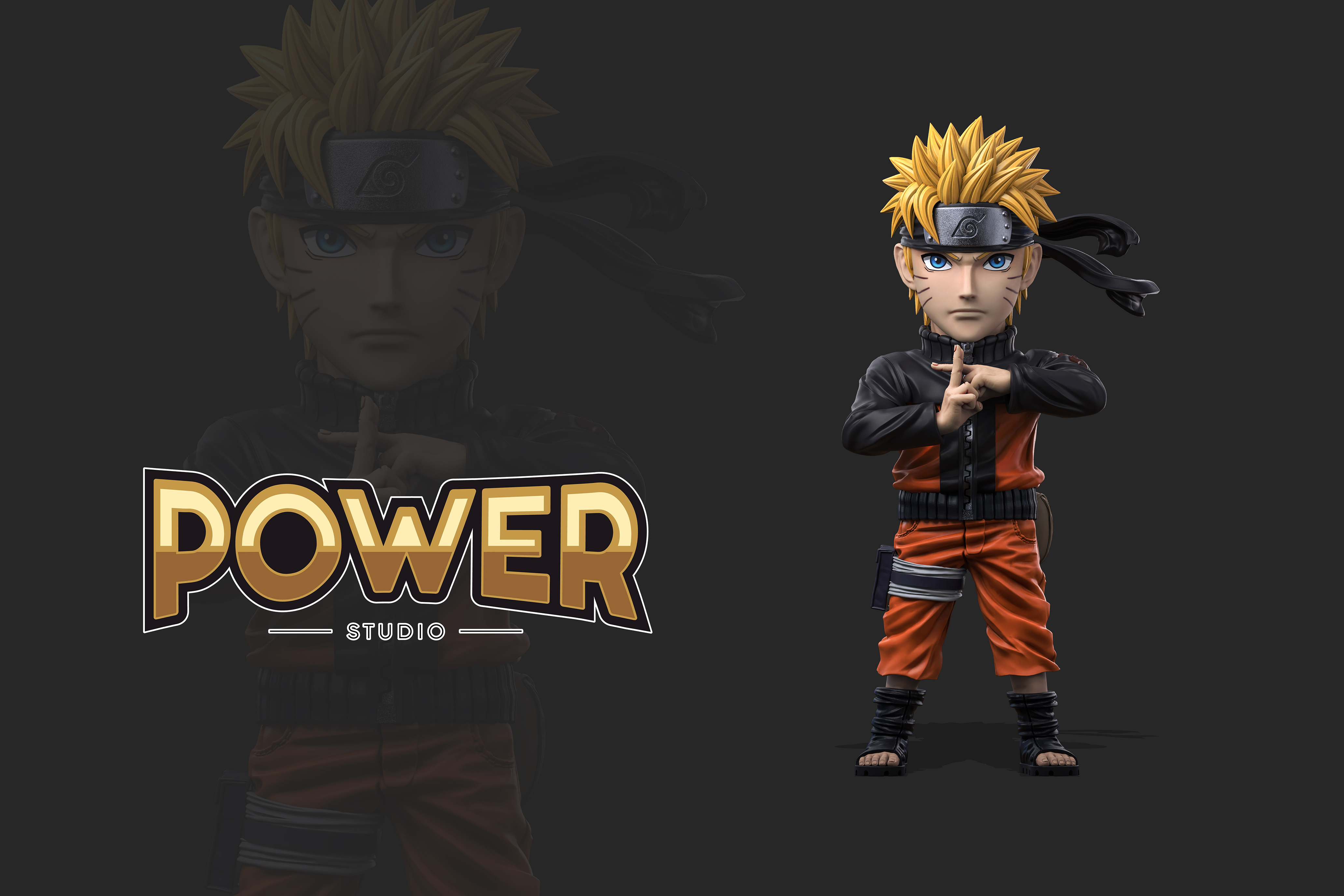 [Preorder] Power Studio - Naruto 2.0 - Naruto Resin Statue