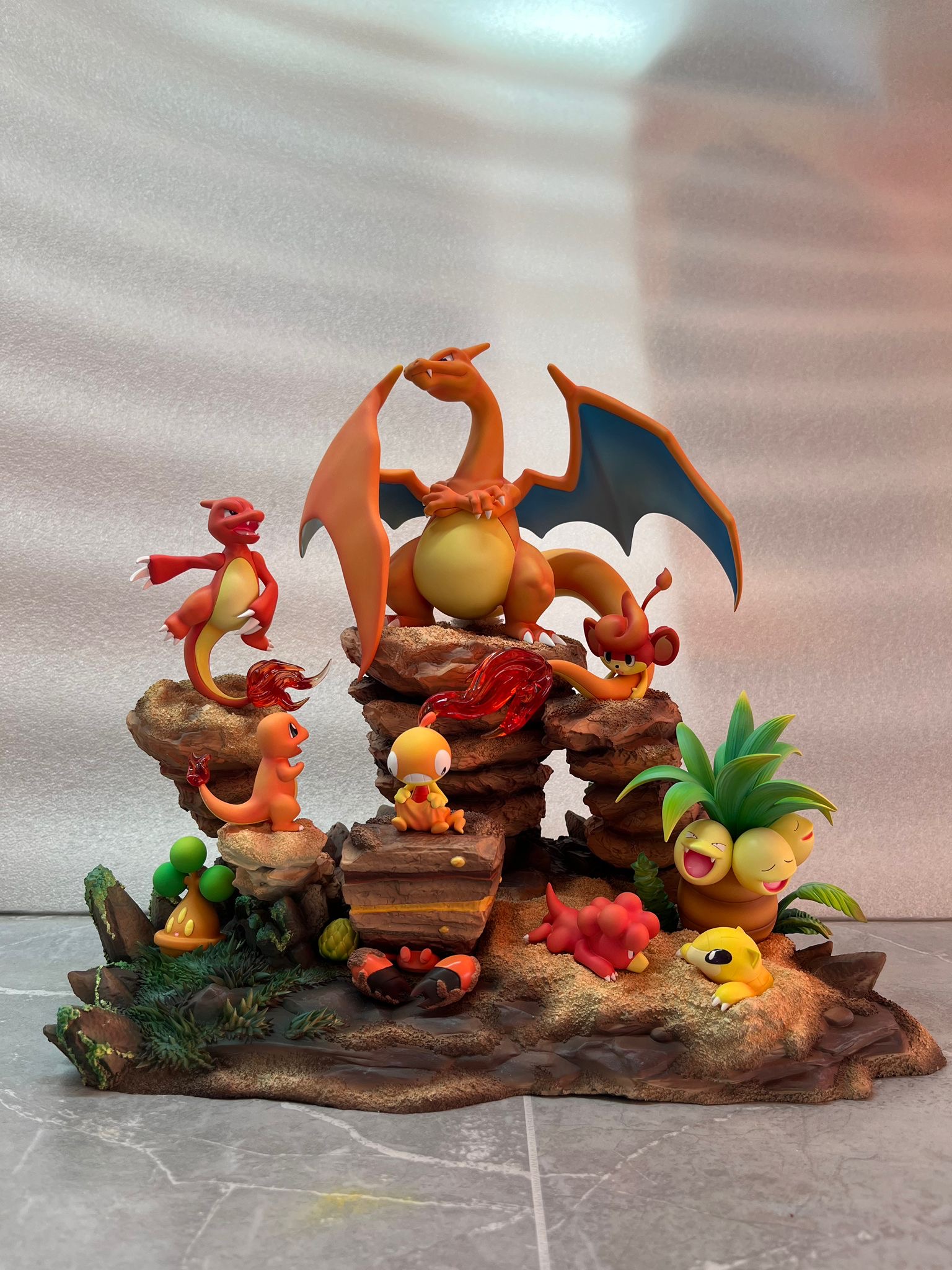 PC House - Charizard Family - Pokemon Resin Statue: An Epic Collectible ...