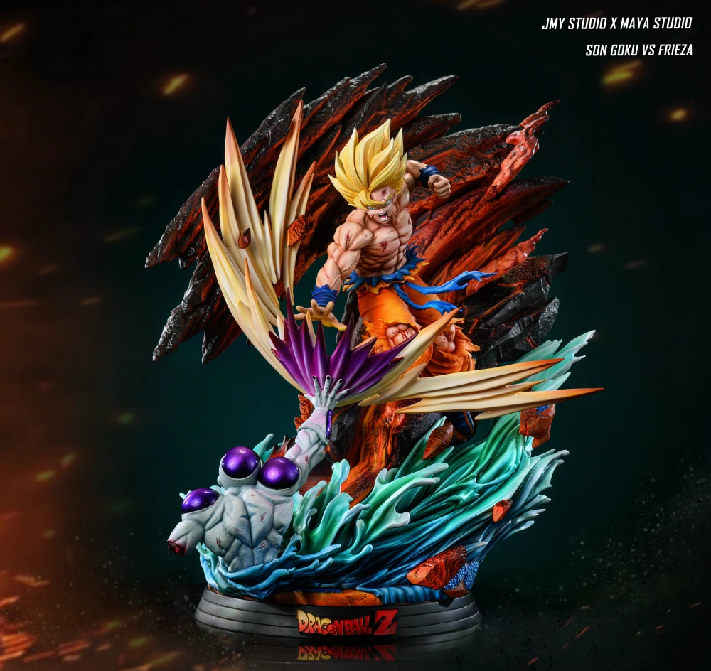 JMY Studio x Maya Studio - Son Goku VS Frieza - Dragon Ball Resin Statue
