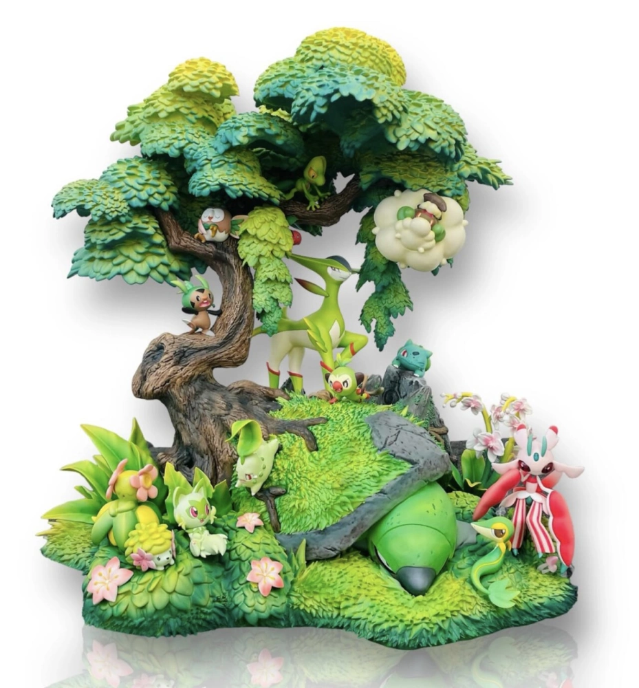 PC House - Grass Type - Pokemon Resin Statue: A Collector's Dream
